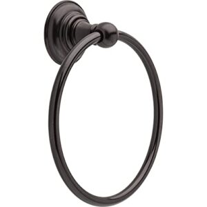 delta providence -towel ring, spotshield venetian bronze , -bathroom accessories, 134438 2.32 x 6.02 x 2.44 inches