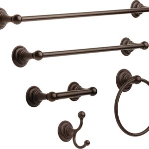 DELTA Providence Double Towel Hook, SpotShield Venetian Bronze , Bathroom Accessories, 134439