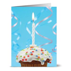 Note Card Cafe Happy Birthday Card Assortment with Yellow Envelopes | 72 Pack | 6 It's Your Birthday Designs | Blank Inside, Glossy Finish | Bulk Set for Greeting Cards, Occasions, Birthdays