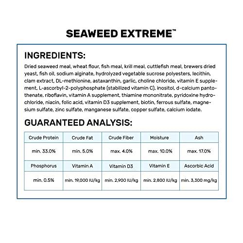 HIKARI Seaweed Extreme Floating Seaweed Rich Pellets for Smaller Marine Herbivores 1.58oz (45g)