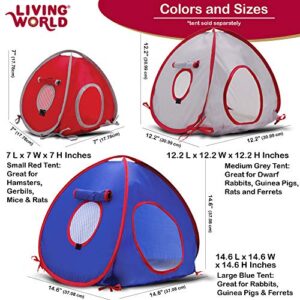 Hagen Living World Tent for Pets, Blue/Grey