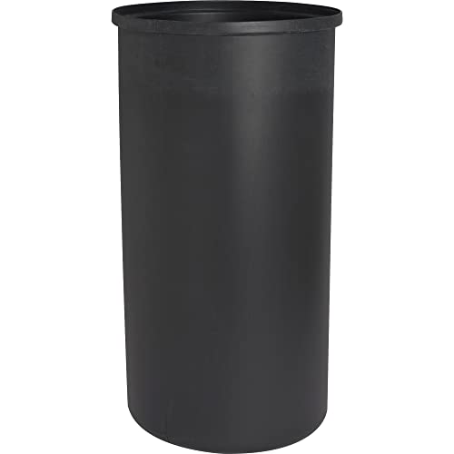 Genuine Joe Classic Cylinder 2-Piece Waste Receptacle, 35 Gal