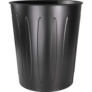 genuine joe - gjo58897 steel 6 gallon fire-safe trash can