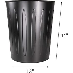 Genuine Joe - GJO58897 Steel 6 Gallon Fire-Safe Trash Can