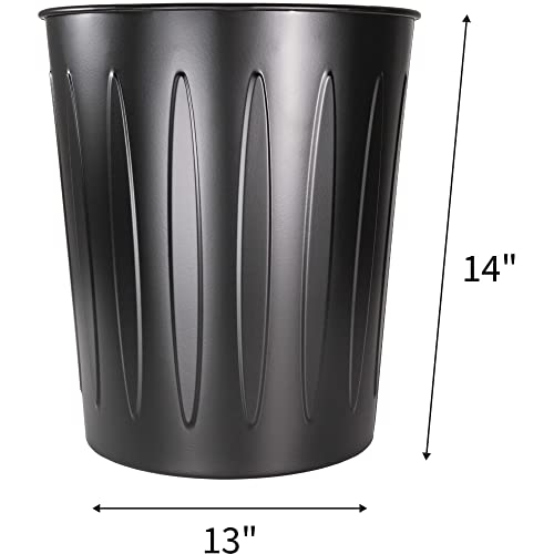 Genuine Joe - GJO58897 Steel 6 Gallon Fire-Safe Trash Can