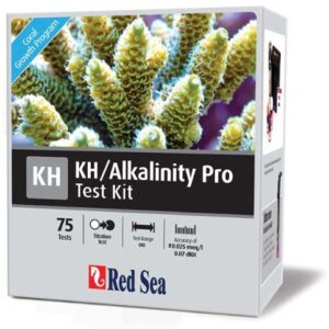 Red Sea Fish Pharm ARE21410 Saltwater KH/Alkalinity Pro Test Kit for Aquarium, 75 Tests