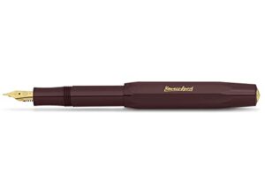 カヴェコ(kaweco) caveco csfp-bo fountain pen, medium, medium point, classic sports, bordeaux