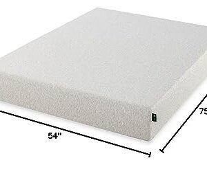 Zinus 10 Inch Ultima Memory Foam Mattress / Pressure Relieving / CertiPUR-US Certified / Bed-in-a-Box, Full,White