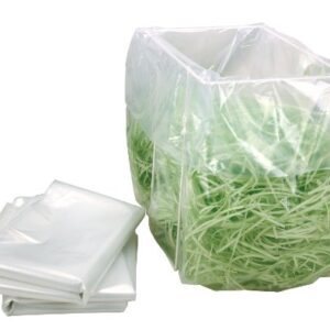 HSM 2117 Shredder Bags, 58 Gallon Capacity, 21 x 17 x 44 Inches,Clear