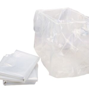 HSM 2117 Shredder Bags, 58 Gallon Capacity, 21 x 17 x 44 Inches,Clear