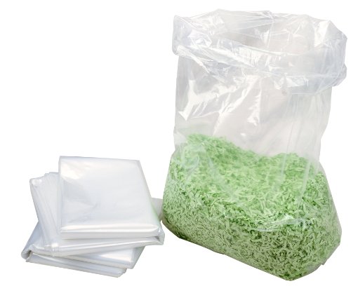 HSM 2117 Shredder Bags, 58 Gallon Capacity, 21 x 17 x 44 Inches,Clear