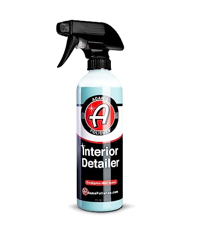 Adam's Interior Detailer (16oz) - Total Car Interior Cleaner, Protectant & Dressing | All Purpose Cleaner & Leather Conditioner | Vinyl, Dashboard, Screen, Seat Cleaner & More