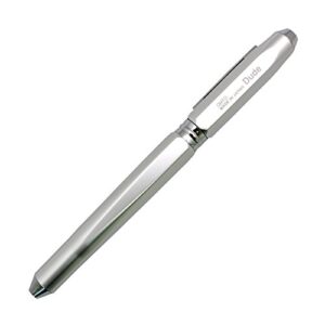 ohto ceremic ballpoint pen dude 0.5mm ballpoint sliver body (cb-10dd-silver)