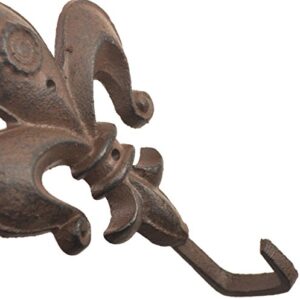 Cast Iron Fleur De Lis Hook