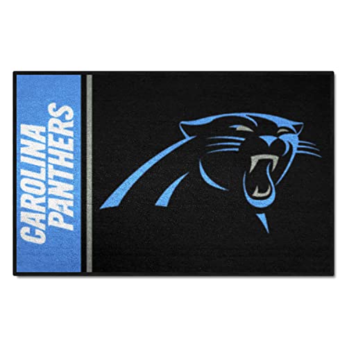 FANMATS 8255 Carolina Panthers Starter Mat Accent Rug - 19in. x 30in. | Sports Fan Home Decor Rug and Tailgating Mat Uniform Design