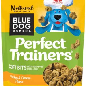 Blue Dog Bakery Natural Dog Treats, Perfect Trainers, Low Calorie Dog Training Treats, Chicken & Cheese Flavor, 6oz, 1 Count