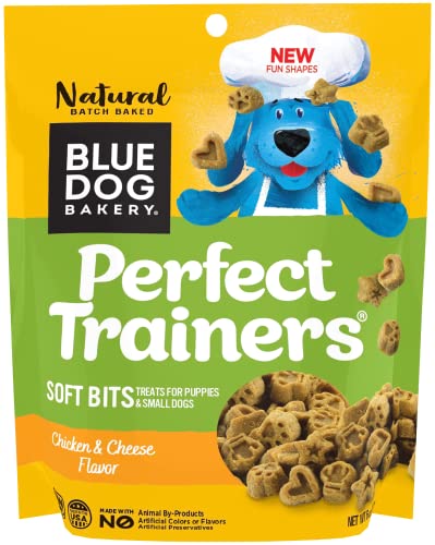 Blue Dog Bakery Natural Dog Treats, Perfect Trainers, Low Calorie Dog Training Treats, Chicken & Cheese Flavor, 6oz, 1 Count