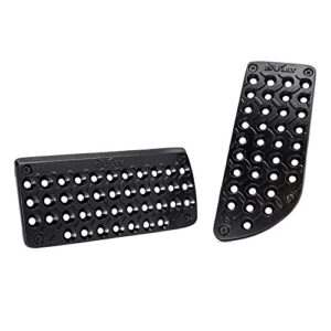 bully bbs-2101 black bull series powder coated aluminum universal fit truck pedal pad for trucks from chevy (chevrolet), ford, toyota, gmc, dodge ram, jeep