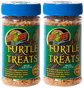 (2 pack) zoo med turtle treat, 0.35 ounces each