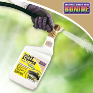 Bonide Snake Stopper Snake Repellent, 32 oz Ready-to-Spray, Deter Snakes from Yard & Garden, People & Pet Safe