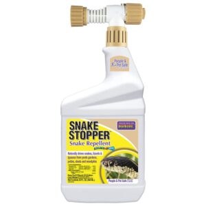 Bonide Snake Stopper Snake Repellent, 32 oz Ready-to-Spray, Deter Snakes from Yard & Garden, People & Pet Safe