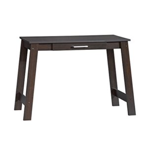 sauder beginnings writing table, cinnamon cherry finish