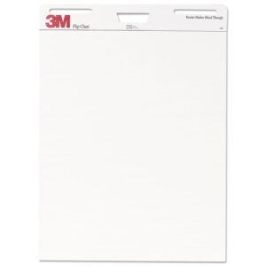 3M 570 Professional Flip Chart Pad, Unruled, 25 X 30, White, 40 Sheets, 2/Carton