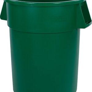 Carlisle FoodService Products 34105509 Bronco Round Waste Container Only, 55 Gallon, Green