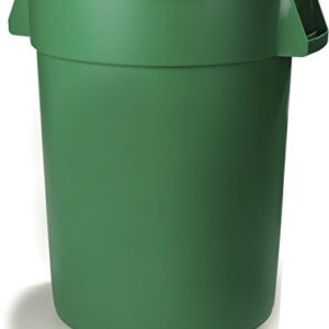 Carlisle FoodService Products 34105509 Bronco Round Waste Container Only, 55 Gallon, Green