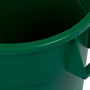 Carlisle FoodService Products 34105509 Bronco Round Waste Container Only, 55 Gallon, Green