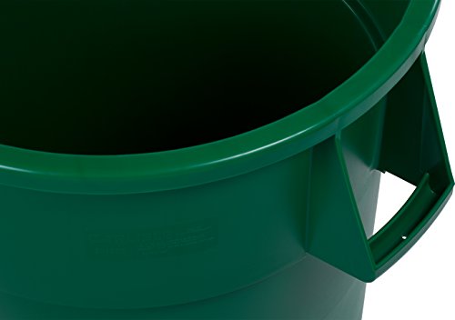 Carlisle FoodService Products 34105509 Bronco Round Waste Container Only, 55 Gallon, Green