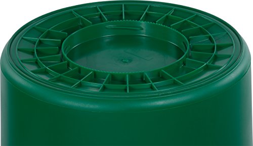 Carlisle FoodService Products 34105509 Bronco Round Waste Container Only, 55 Gallon, Green