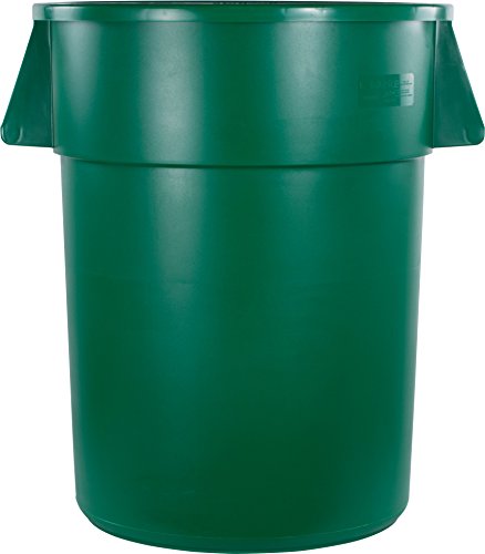 Carlisle FoodService Products 34105509 Bronco Round Waste Container Only, 55 Gallon, Green