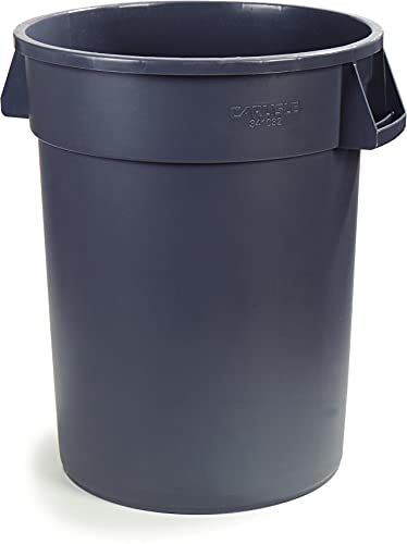 CFS 34105523 Bronco Round Waste Container Only, 55 Gallon, Gray