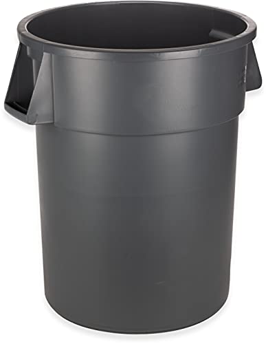 CFS 34105523 Bronco Round Waste Container Only, 55 Gallon, Gray