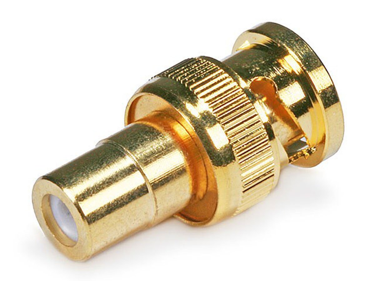 Monoprice BNC Male to RCA Female Adaptor - Gold Plated