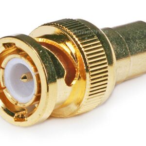 Monoprice BNC Male to RCA Female Adaptor - Gold Plated