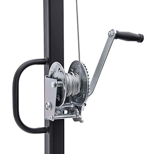 Kill Shot Deer-Hoist-Swivel Deluxe Hitch-Mounted Deer Hoist with Swivel & Gambrel - 500 lb. Capacity