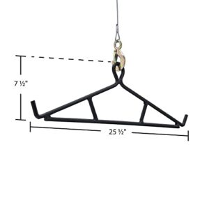 Kill Shot Deer-Hoist-Swivel Deluxe Hitch-Mounted Deer Hoist with Swivel & Gambrel - 500 lb. Capacity