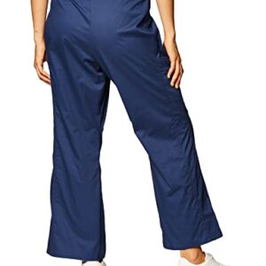 Scrubs for Women Workwear Core Stretch Drawstring Cargo Scrub Pants Plus Size 4044P, 2XL Petite, Navy