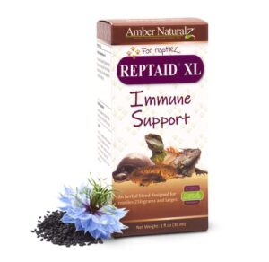 amber naturalz - reptaid xl - immune support - for reptiles 250g & more - 1 ounce