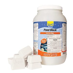 tetrapond pond block, 50 count, helps control algae growth in ornamental fish ponds