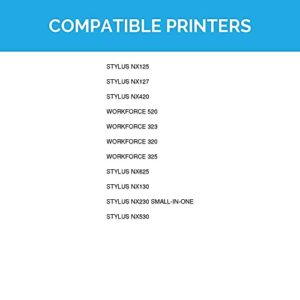 LD Remanufactured Ink Cartridge Replacements for Epson 125 (4 Black, 2 Cyan, 2 Magenta, 2 Yellow, 10-Pack)