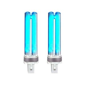 cnz 9 watts g23 base uv-c germicidal ultraviolet light bulb qty 2