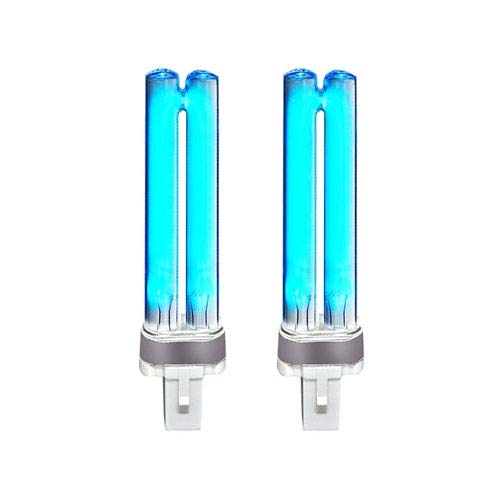 CNZ 9 Watts G23 Base UV-C Germicidal Ultraviolet Light Bulb QTY 2