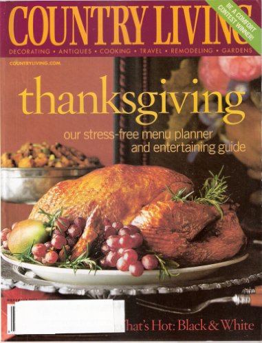 Country Living Magazine November 2003