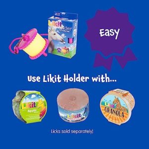 Likit Holder Stable Toy With Treat, Purple