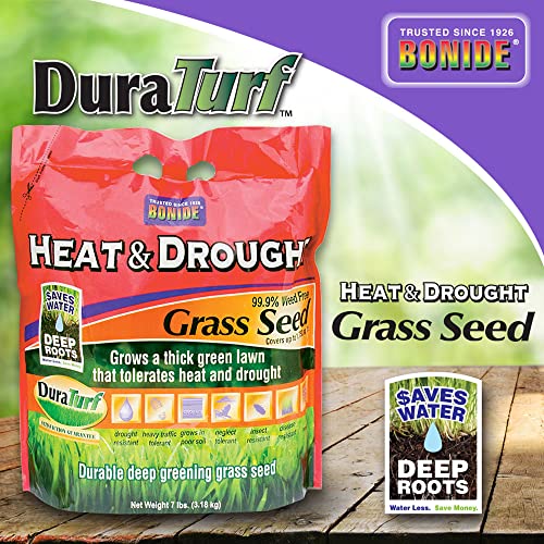 Bonide Heat & Drought Grass Seed, 7 lbs