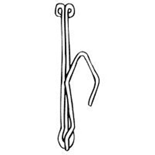 Graber 3-Inch Slip On Drapery Hooks with 1/8-Inch Drop. 14 Hooks per Bag