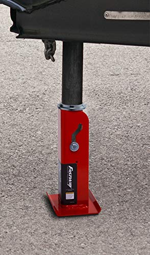 Fastway FLIP 88-00-4500 Trailer Tongue Automatic Fold-Up Jack Foot Plate for 2 1/4" Jacks-4" Extension (2-Inch Inner Jack Tube)